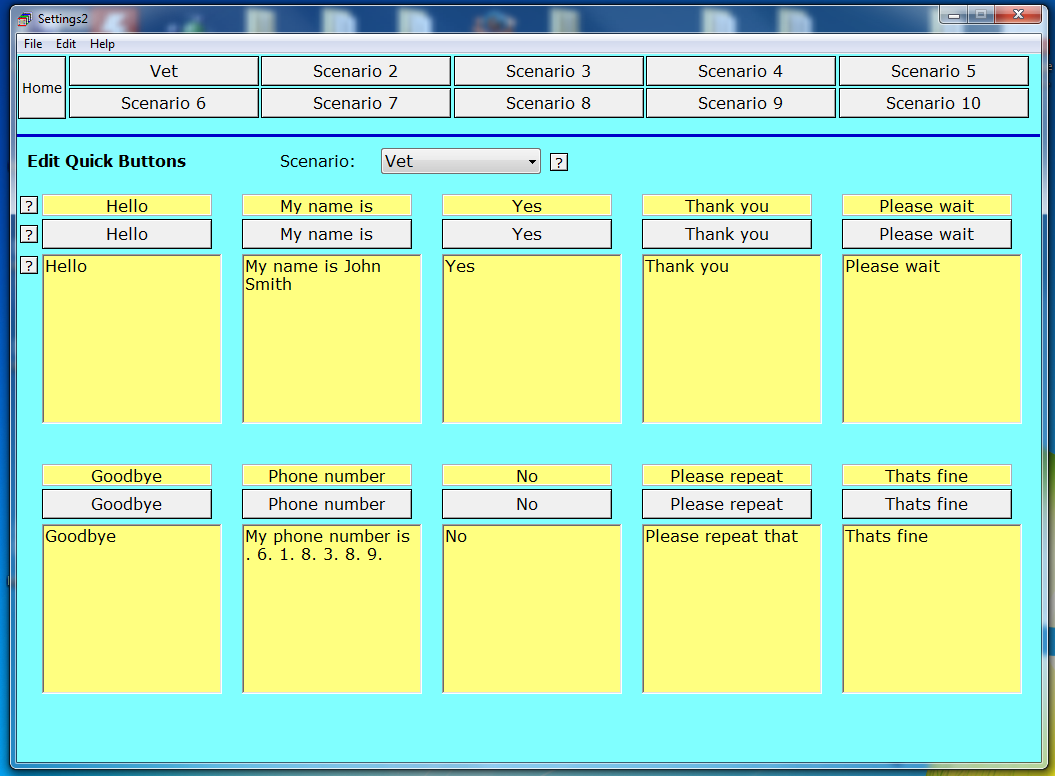 HyperNext Talker - Settings